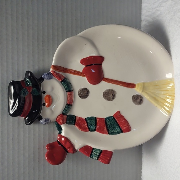 Fitz and Floyd | Holiday | Fitz And Floyd Snowman Plate 996 | Poshmark
